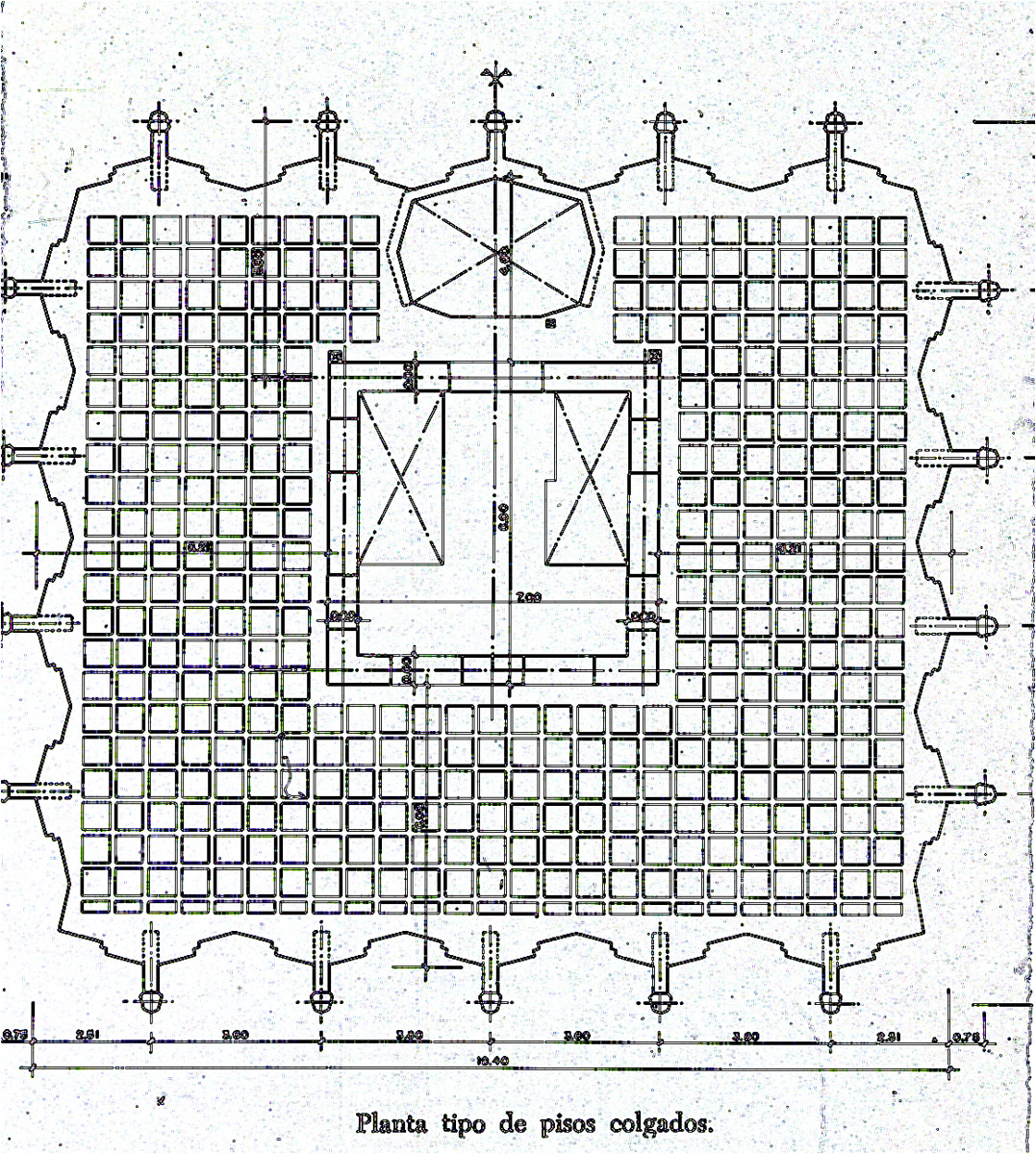 CFCSL Estructura de Torres Colon. Madrid. 1973. - CFCSL